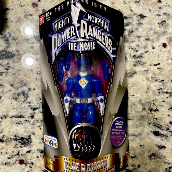 Power Ranger | Toys | Power Rangers The Movie Billy Blue Ranger Figure ...